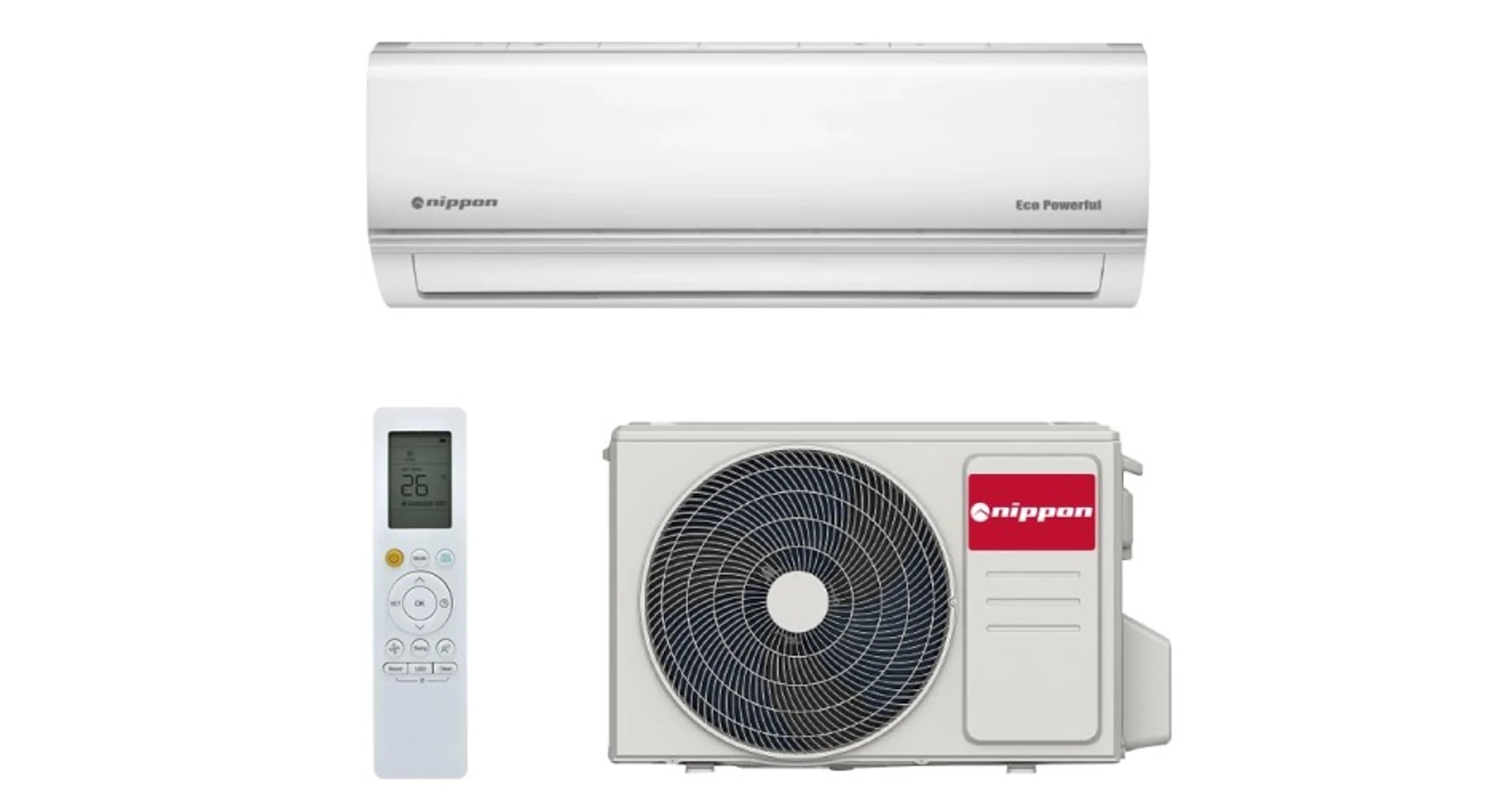 Nippon KFR 12DCB ECO POWERFUL Split Klíma Beépített Wifivel 3,5kW