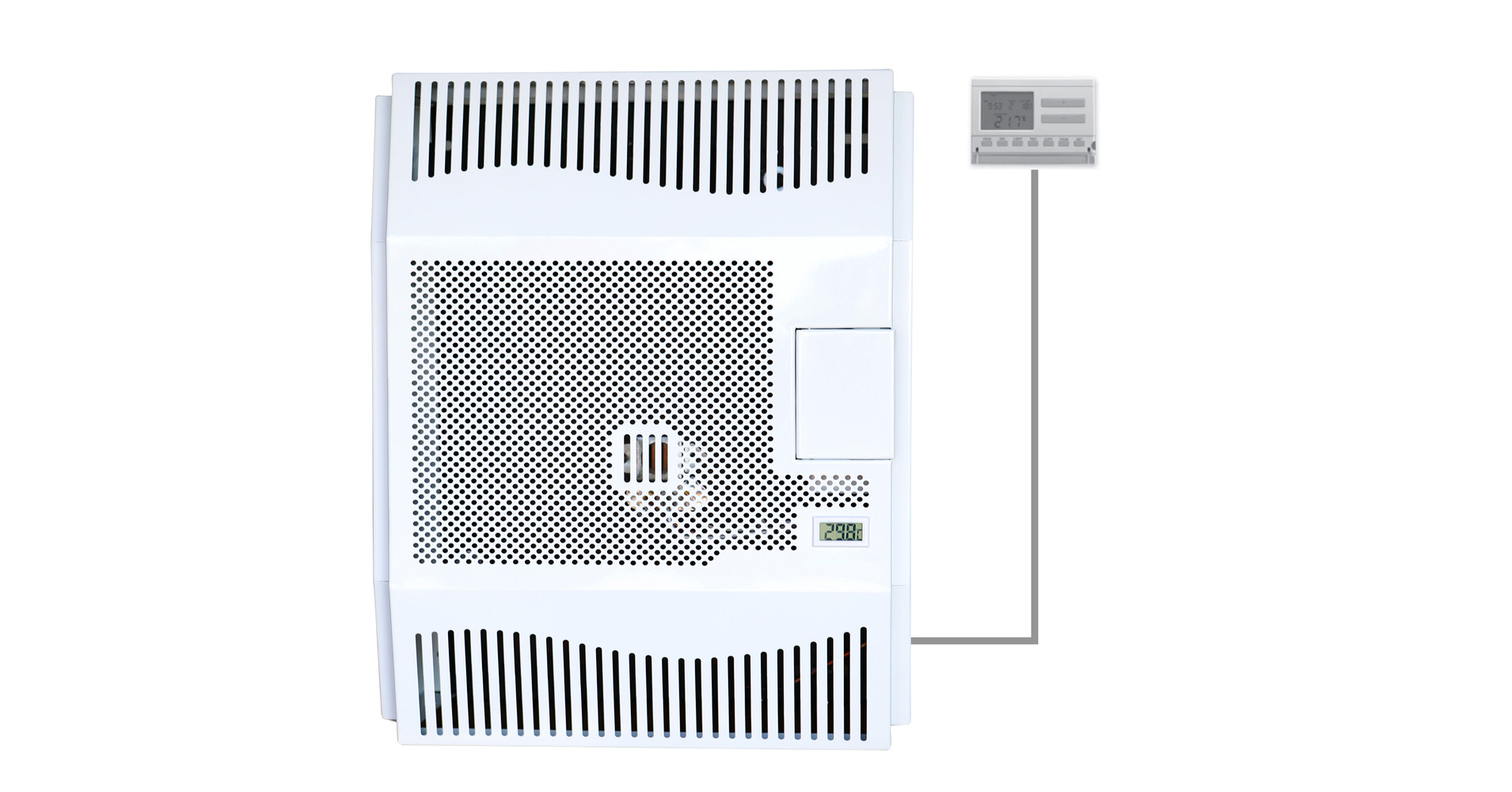 Hunor HDU-5 DK T parapetes gázkonvektor programozható termosztáttal