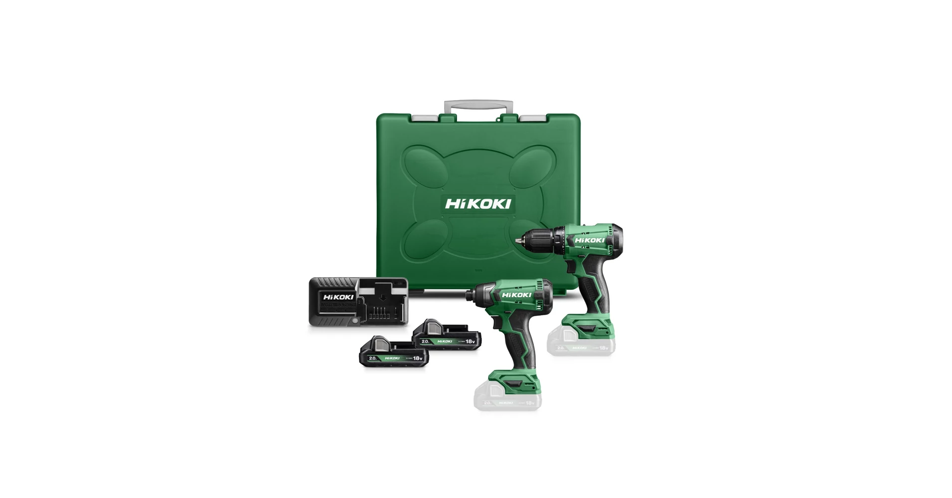 Hikoki KC18DA-DS DS18DA+WH18DA+BSL1820M x 2+UC18YFSL - Hikoki - Warnex ...